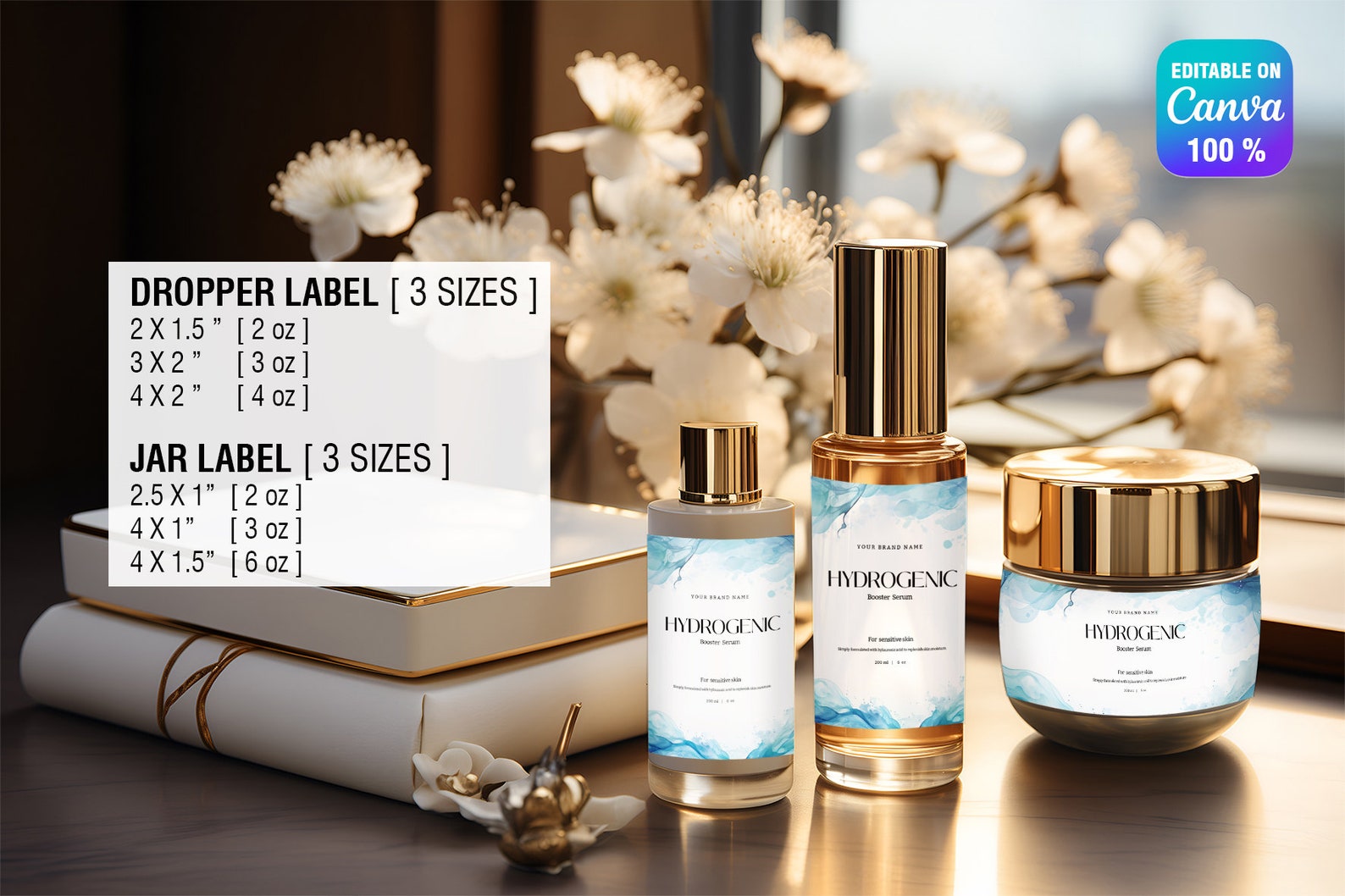 Editable Body Product Labels, DIY Cosmetic Labels, Editable Bundle ...