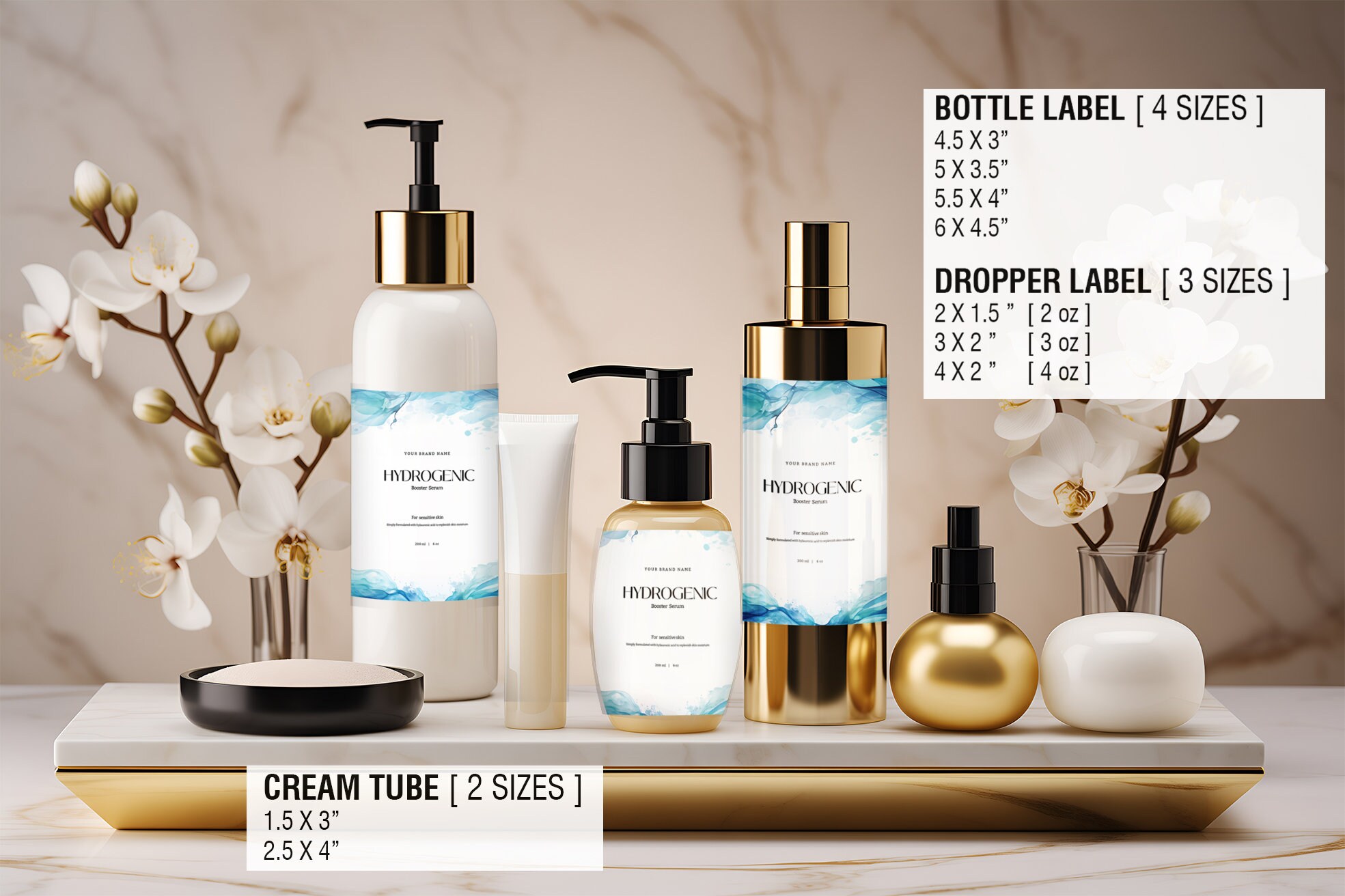 Editable Body Product Labels, DIY Cosmetic Labels, Editable Bundle ...