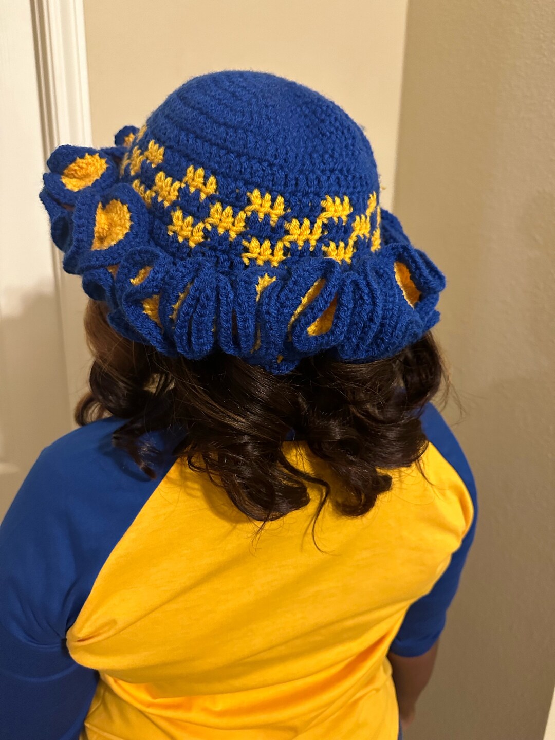 Greek Super Ruffle Hat - Etsy