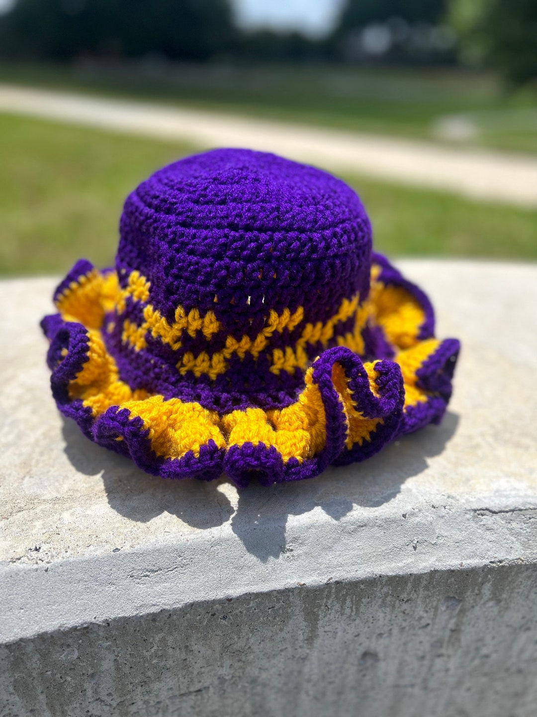 Greek Super Ruffle Hat - Etsy