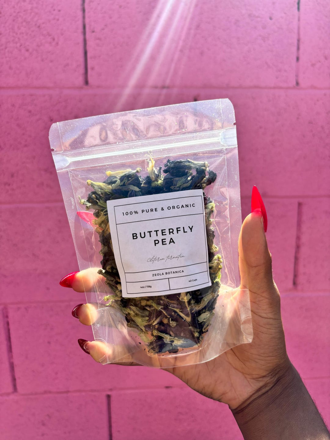 Organic Butterfly Pea Flower Tea Powder – Color-changing Blue | Natural ...