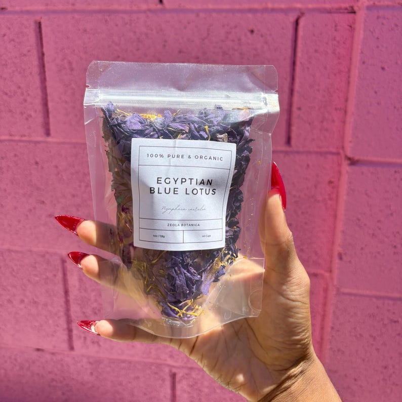 Fresh Organic Egyptian Blue Lotus - Etsy