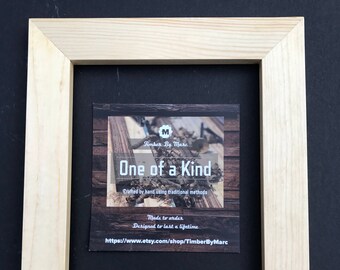 Wood inlay frame | Etsy