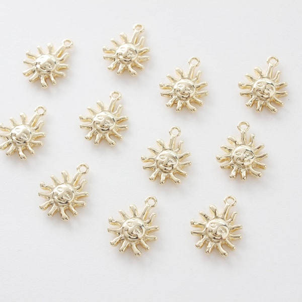 Sun Charm - Etsy