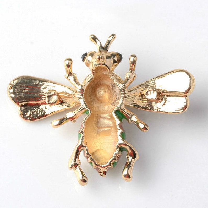 10pcs Crystal Bees Charm - Honey Bee Charm, Insect Charms, Bumblebee ...
