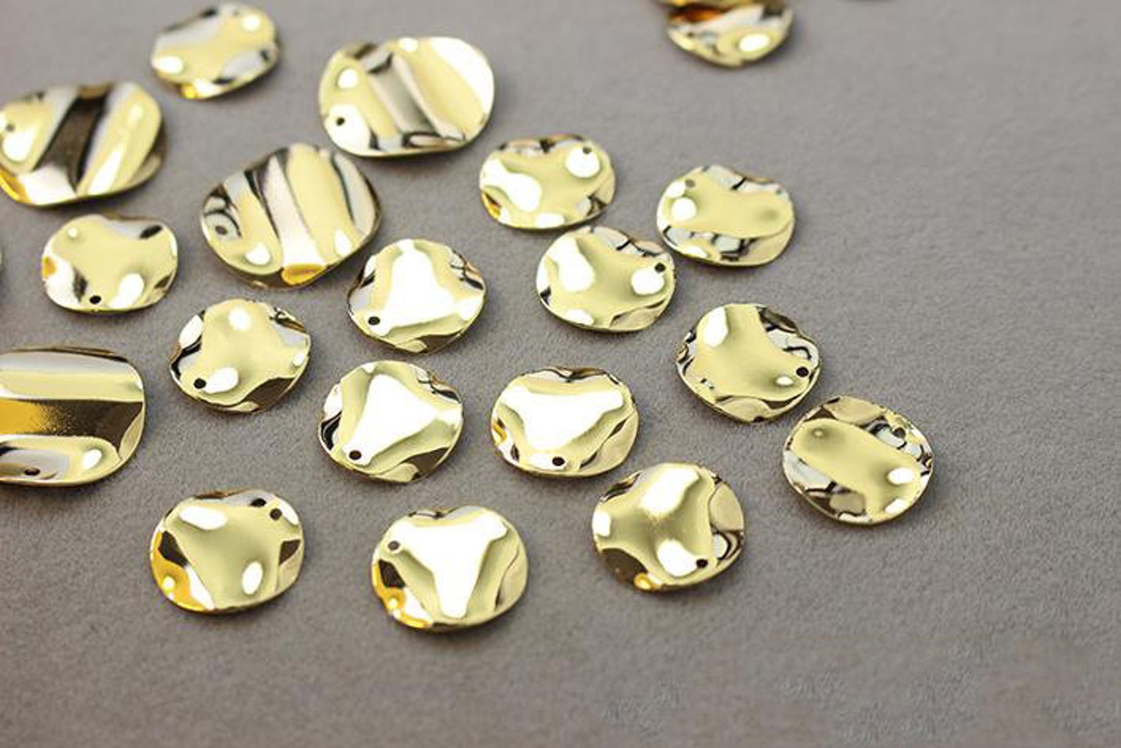 10PC High Quality Round Coin Disc Charm15mm/22mmvermeil - Etsy