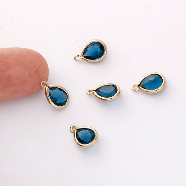 Teardrop Charm - Etsy