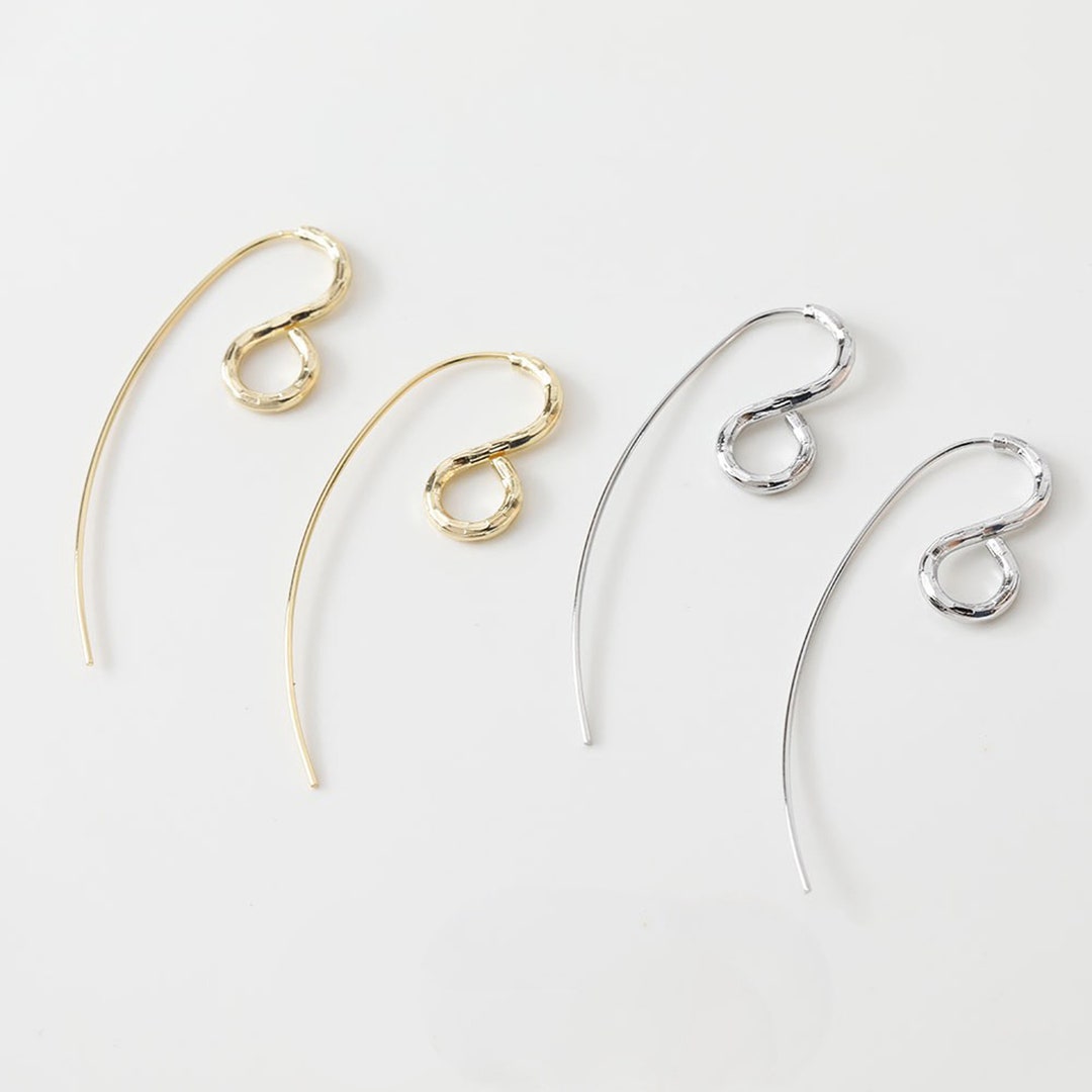 6pcs Simple Earrings,long Ear Wire, Stick Bar Earring,earrings ...