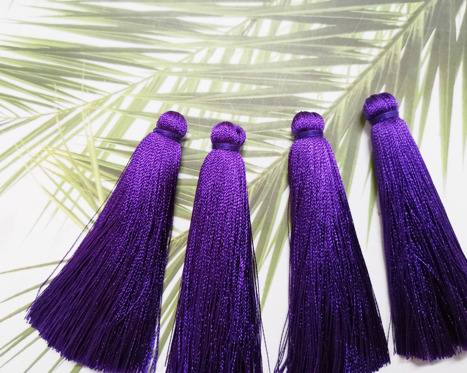 10pcs/50pcs/100pcs.purple Silk Tassels Silky Tassels Chunky - Etsy