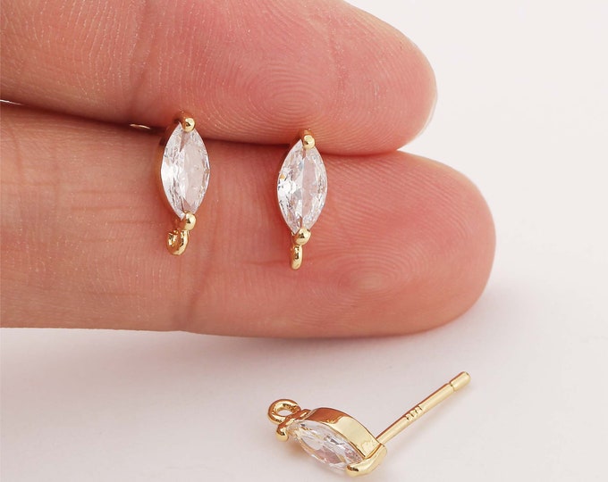 10pcs Screwback Clip on Earring With Ring Loop Hinged Drop Ear - Etsy