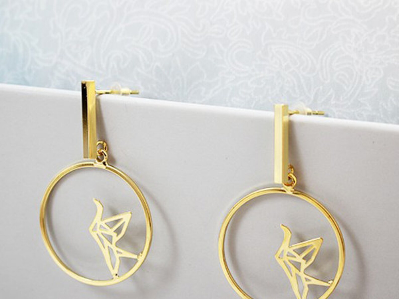 4pcs Real 18K Gold Plated Bar Earrings15mm Sticklong Stick - Etsy