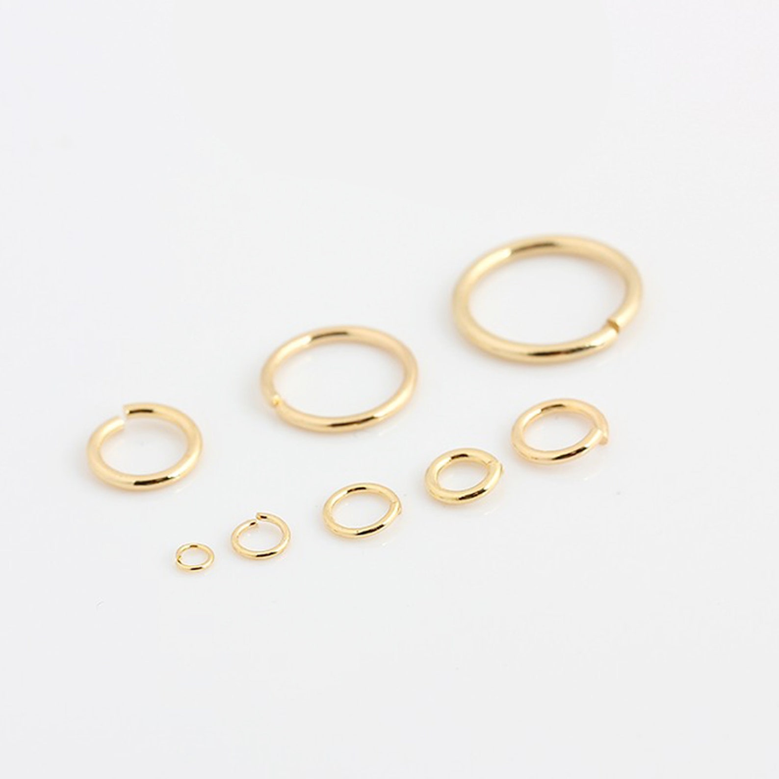 100pcs Realgold Plated Jump Ring 2mm/3mm/4mm/5mm/6mm/8mm/10mm | Etsy