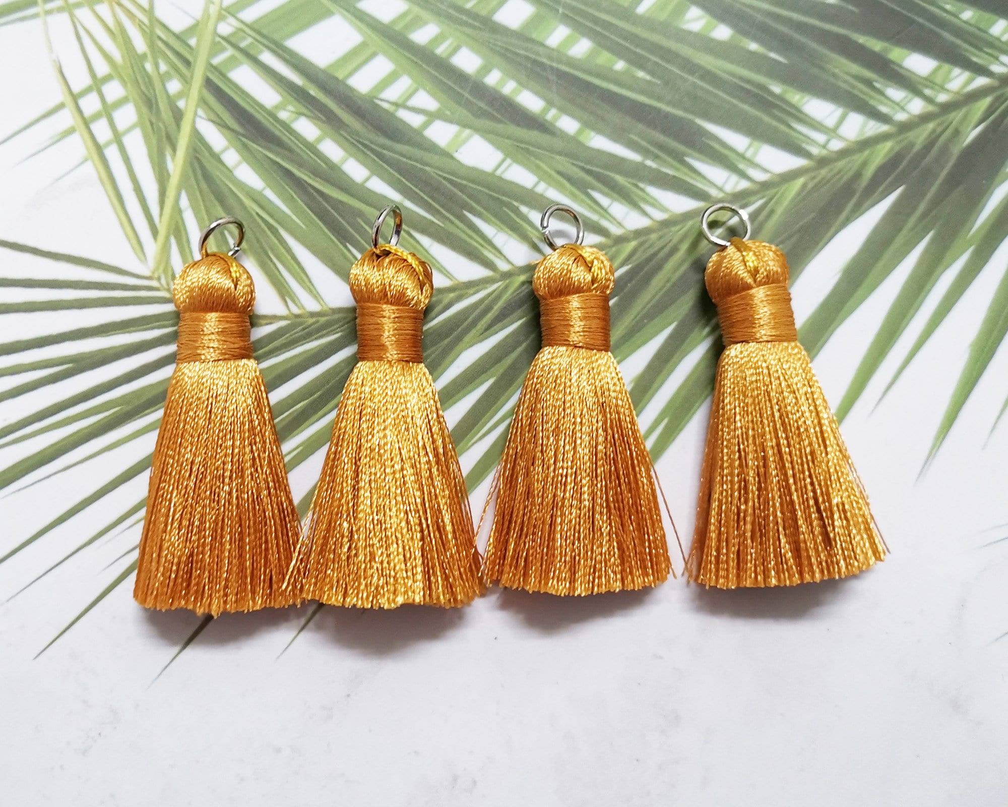 10pcs Silk Tassels,tiny Silk Tassels,40mm Silky Thread Tassels,mini ...