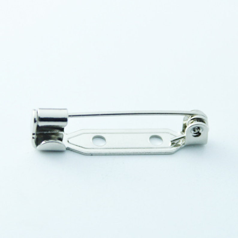 Bulk 100PC Silver Tone Lapel Pin Clutch Broach Blanks 24mm | Etsy