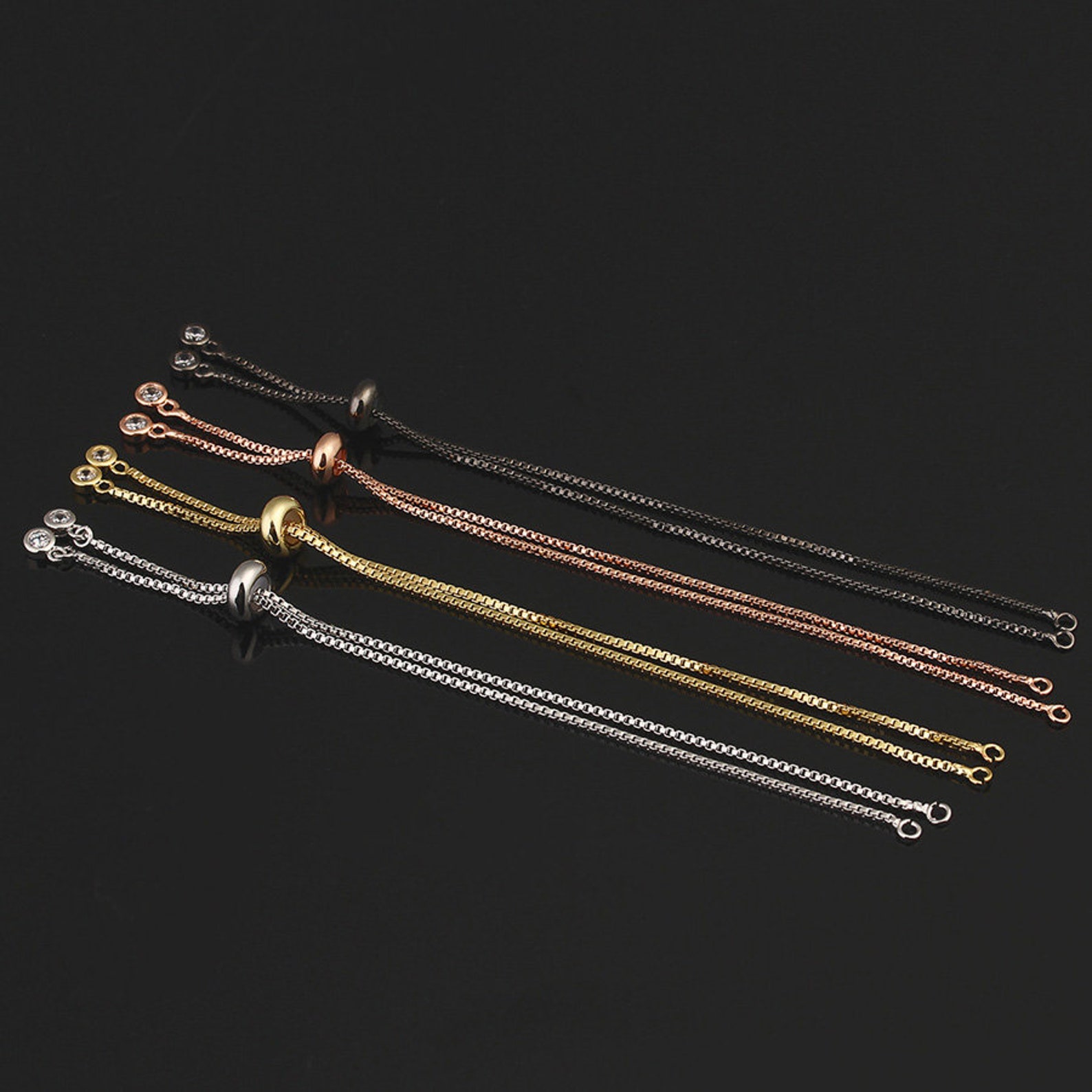 5PCS/10PCS/50PCS. Sliding Adjustable Bracelet Making Chain | Etsy