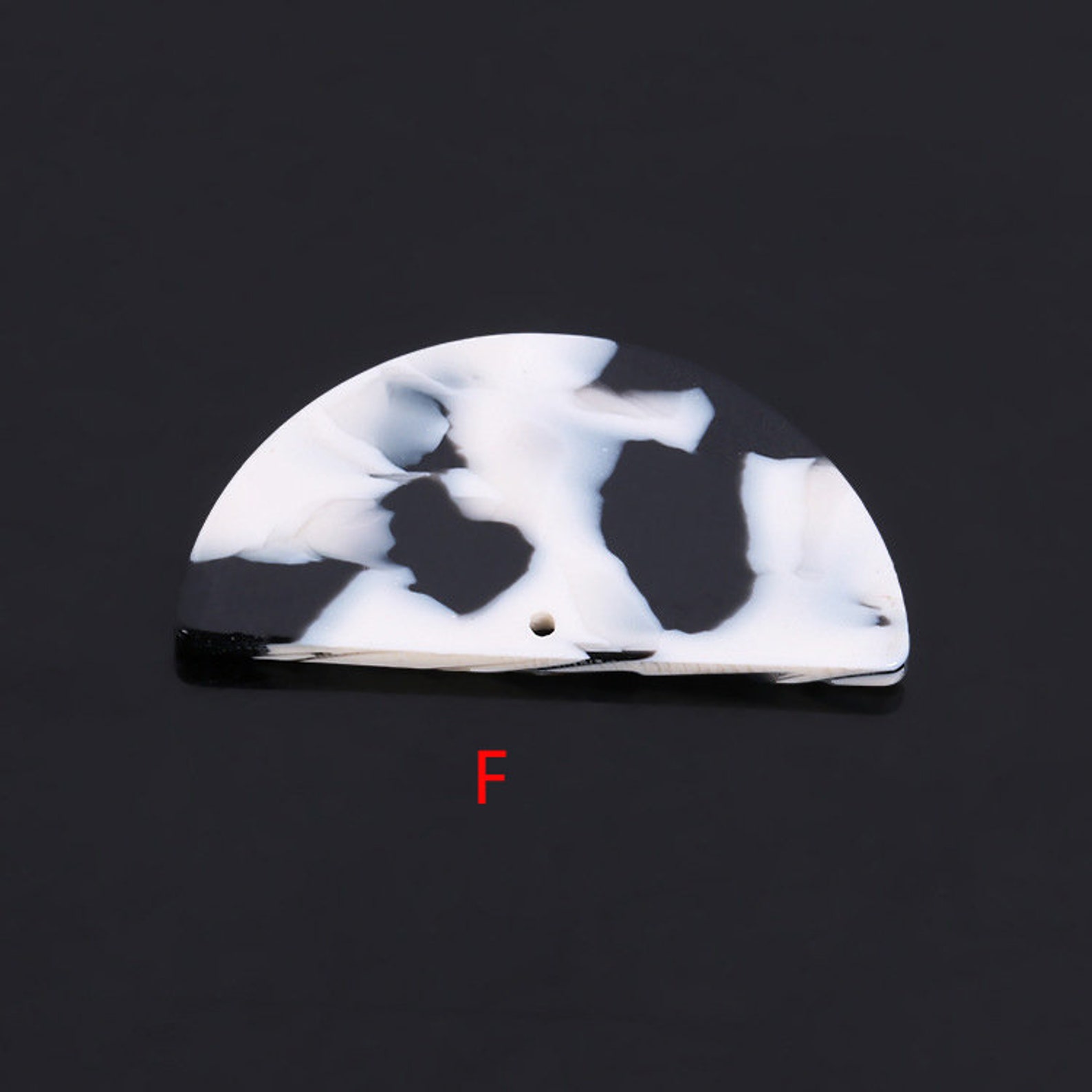 10pcs 17*35MM Round Circle Acetate Celluloid Charm Pendant Summer ...
