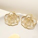 10pcs Real 18K Matt Gold Plated Hollow Rose Flower Charm matt - Etsy