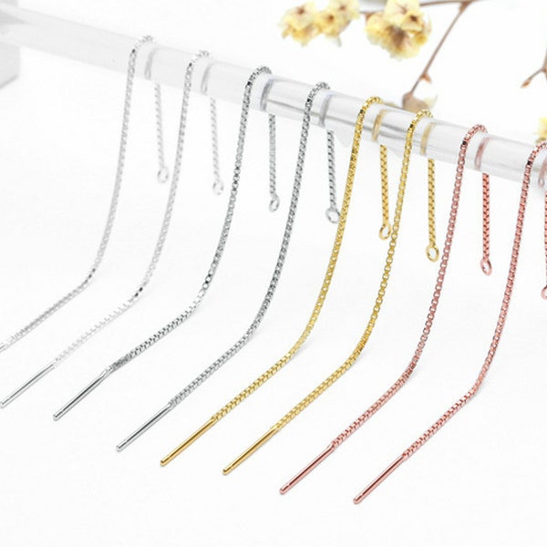 Ear Thread Earrings - Etsy