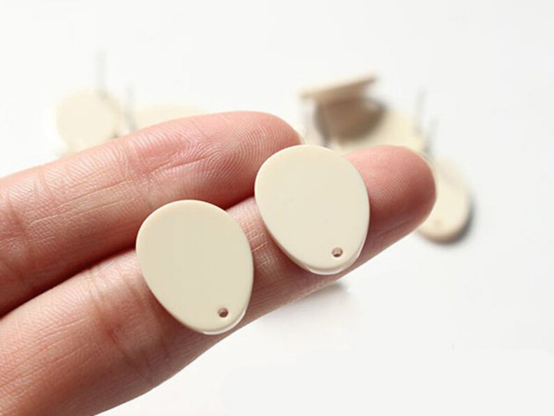 10pcs Alien Resin Acrylic Earrings Ear Stud Acrylic Charm Diy - Etsy