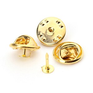 50PCS. Lapel Pins, Round Tie Tack Pin, Bezel Blank, Pin Back, Men Bezel ...