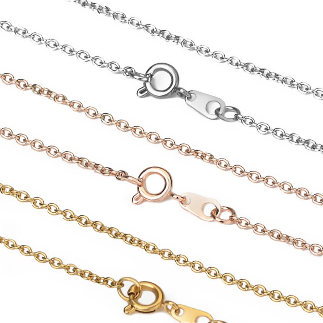 3pcs/mixed Color. Stainless Steel Cable Link Chain With - Etsy