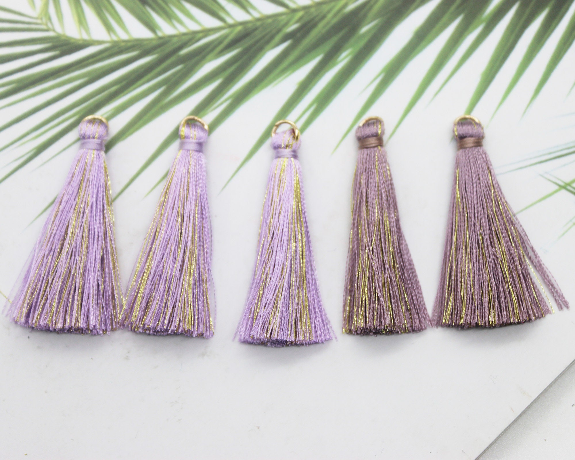 10pcs Silk Tassels,tiny Silk Tassels,4.5cm Silky Thread Tassels,mini ...