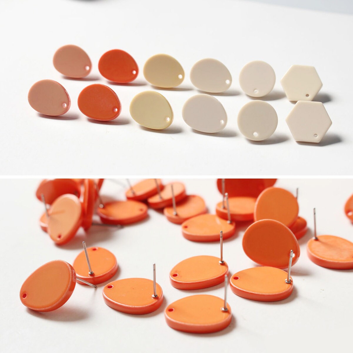 10pcs Alien Resin Acrylic Earrings Ear Stud Acrylic Charm Diy - Etsy