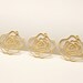 10pcs Real 18K Matt Gold Plated Hollow Rose Flower Charm matt - Etsy
