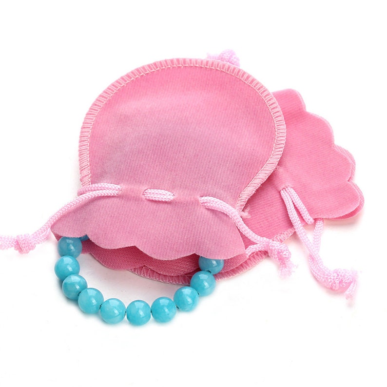 10pcs Flannel Bags Sheer Fabric Favor Bags for Wedding | Etsy