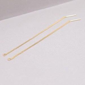 10PCS 925 Sterling Silver Threader Earring,long Ear Thread Earring ...