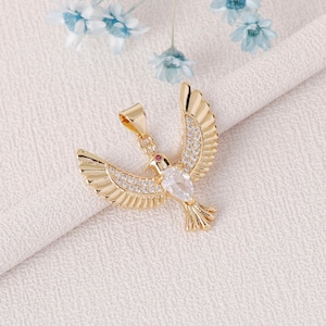 6pcs Real Gold Plated Eagle Charms, Southwestern Eagle Charms,eagle Totem Charms - Etsy