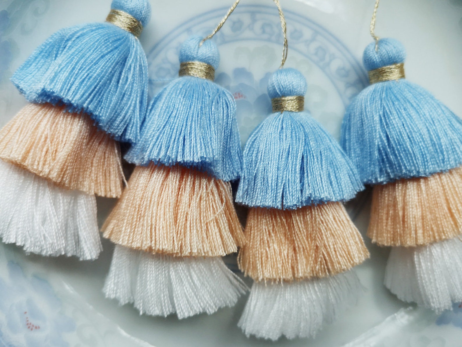 High Quality Large Cotton Tassels Triple Cotton Tassels | Etsy