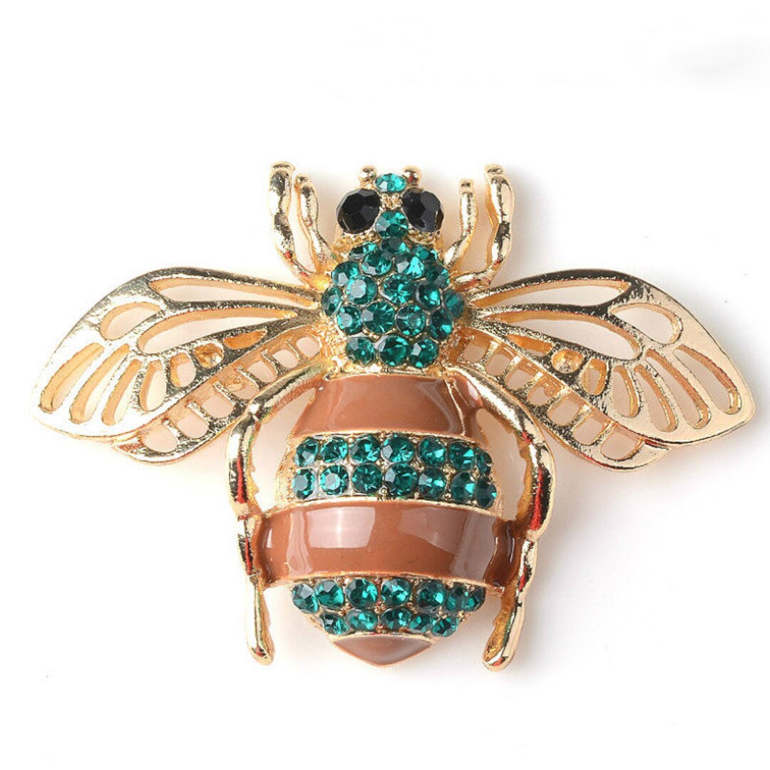 10pcs Crystal Bees Charm - Honey Bee Charm, Insect Charms, Flying Charm ...