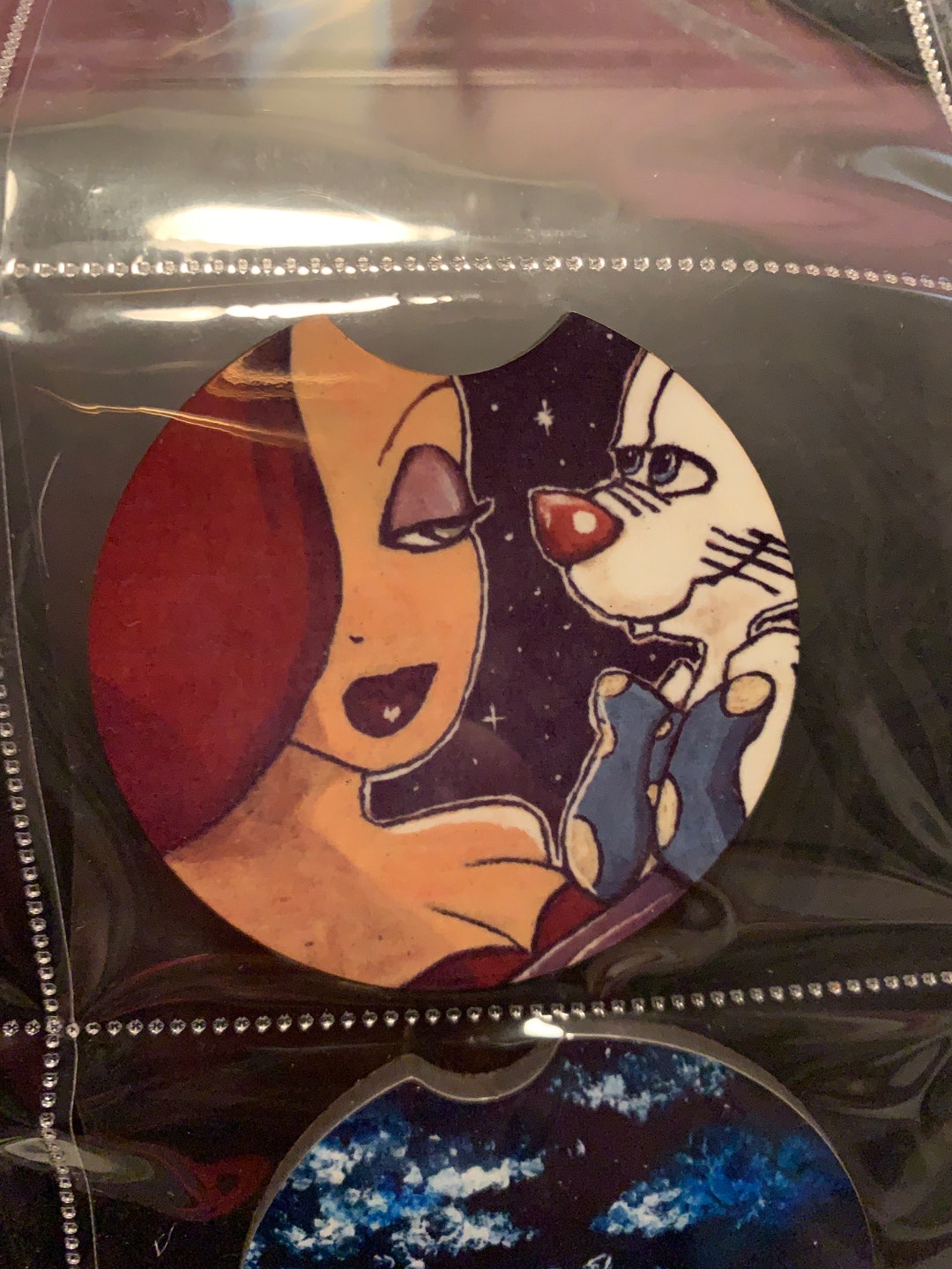 Roger and Jessica Rabbit Car Coaster, Who Framed Roger Gift, Pattycake ...