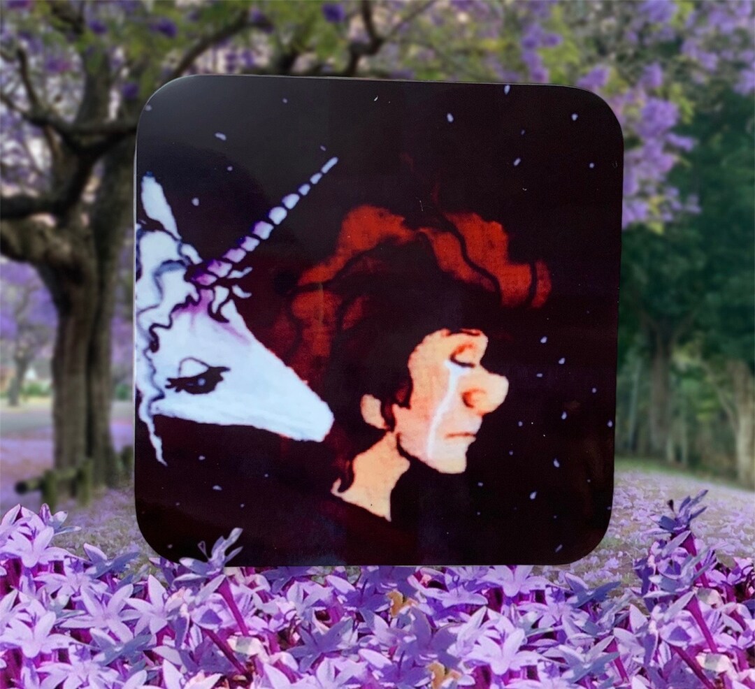 Molly Gru and the Unicorn Sublimated Coaster Gift, Wooden Coaster ...