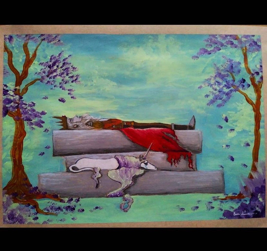 Last Unicorn and King Lir - I’ll Remember You Vinyl Sticker Prince Lir ...