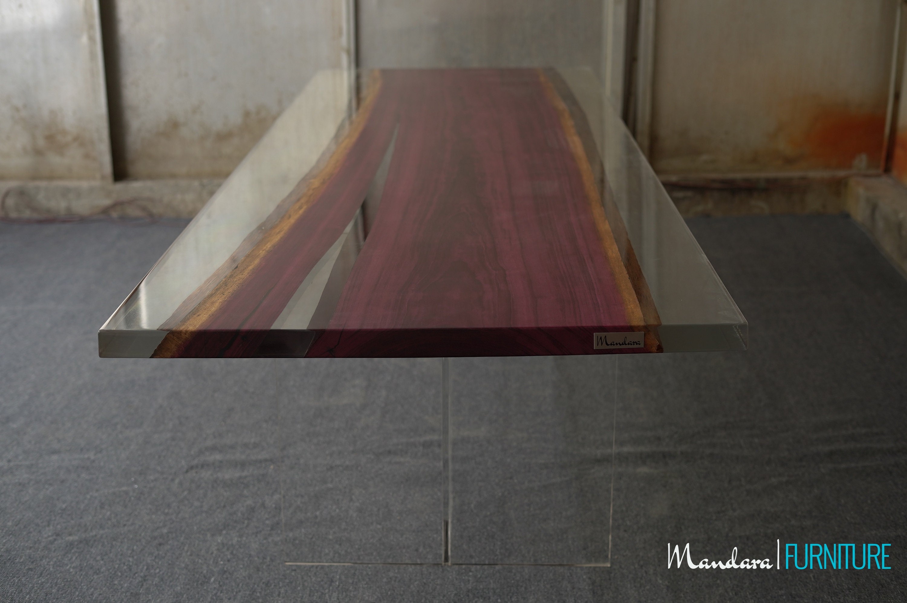 Purpleheart Wood Table: Dining / Desk / Coffee / Gaming / Side - Etsy