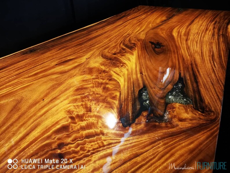 2.5m Square-cut Hand-crafted Acacia Wood Dining Table: 250cm X - Etsy