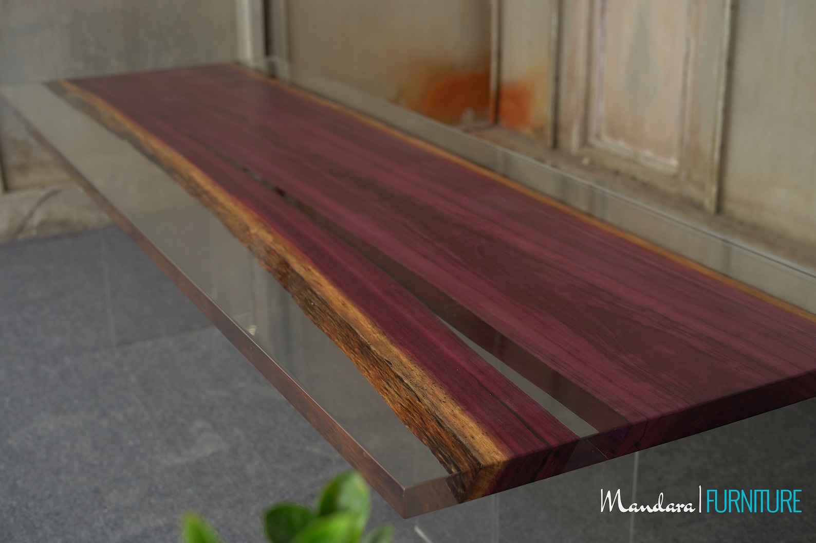 Purpleheart Wood Table: Dining / Desk / Coffee / Gaming / Side | Etsy