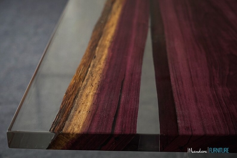 Brazilian Purpleheart Table: Dining / Coffee / Gaming Table - Etsy