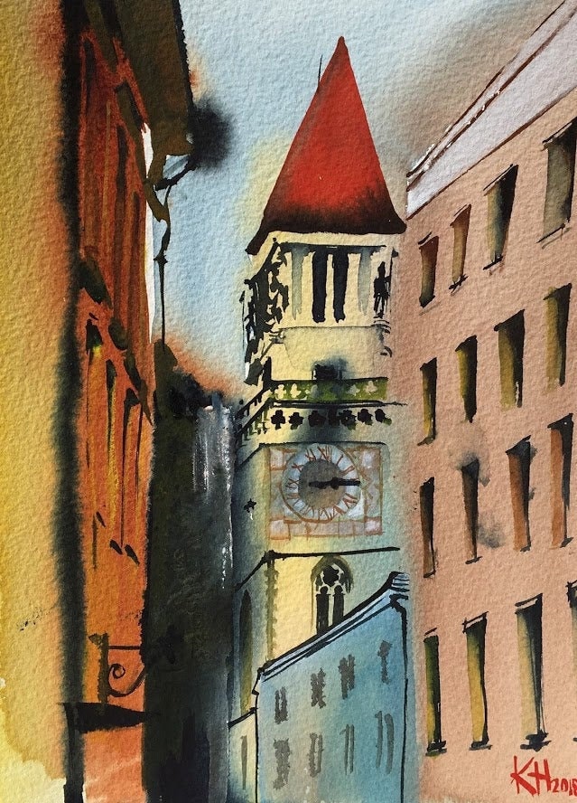 Clock Tower - Etsy