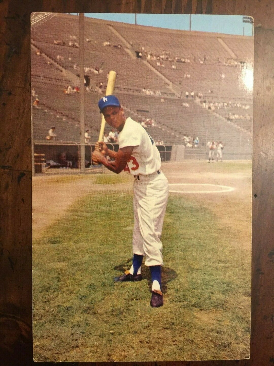 Vintage Used 1959 Postcard Charlie Neal Los Angeles Dodgers - Etsy