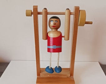 Wooden Toy Acrobat - Etsy