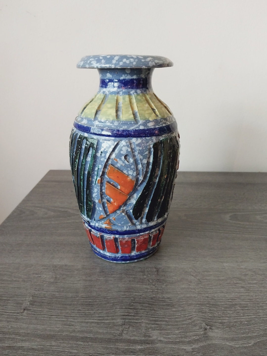 Vintage Mid Century Bitossi Pottery Fish Vase - Etsy