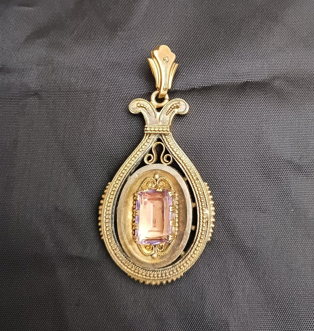 Antique W & S Blackinton Locket Pendant - Etsy