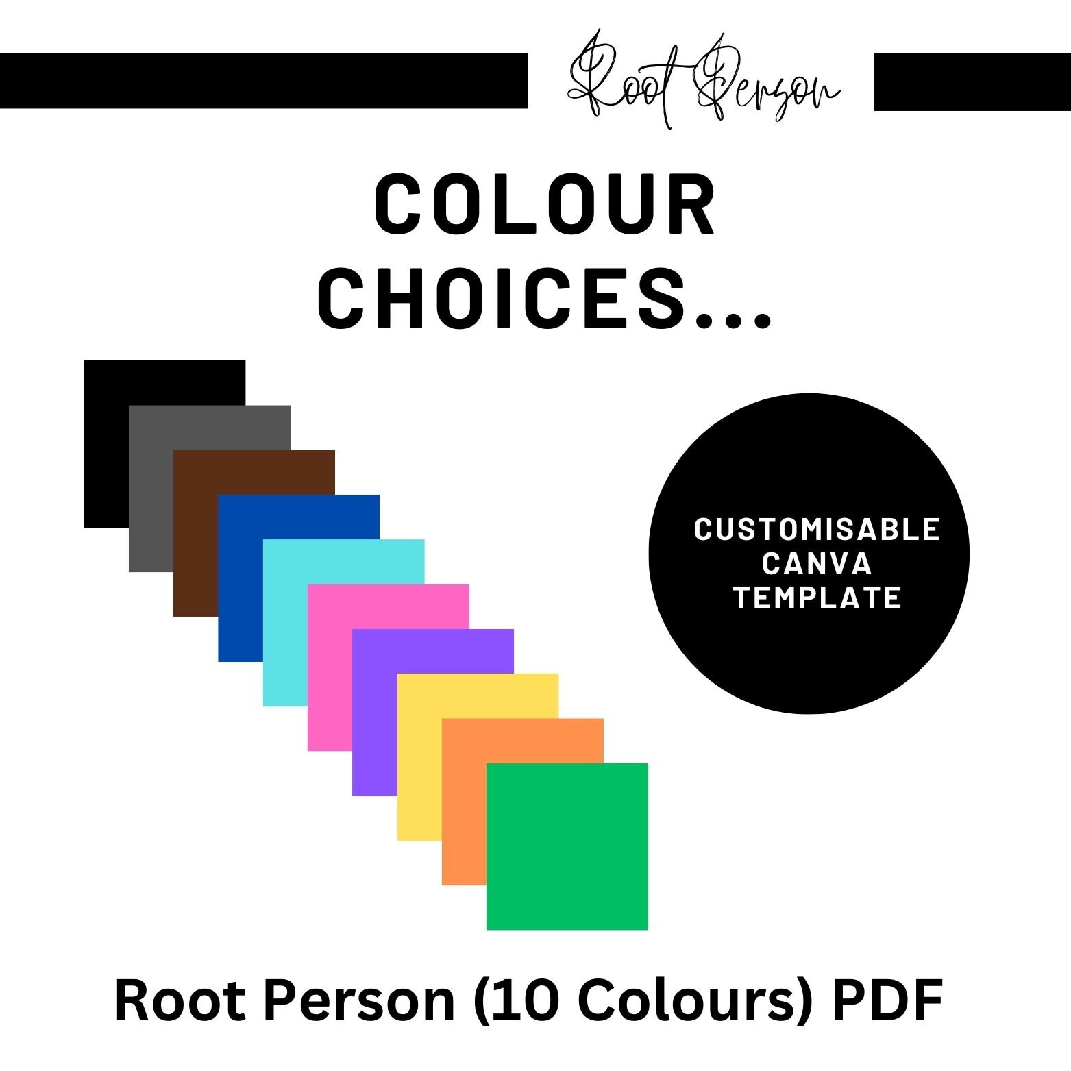 Root Person Worksheet: Family Tree Printable for Customisable Genealogy ...