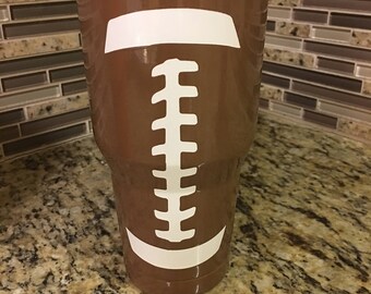 Football tumbler | Etsy