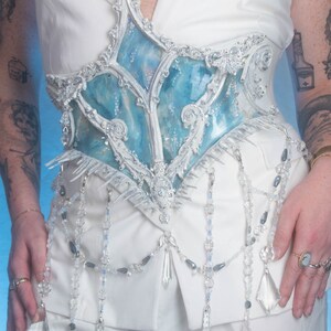 Unisex Frozen Crystal Corset (ready to Send) - Etsy