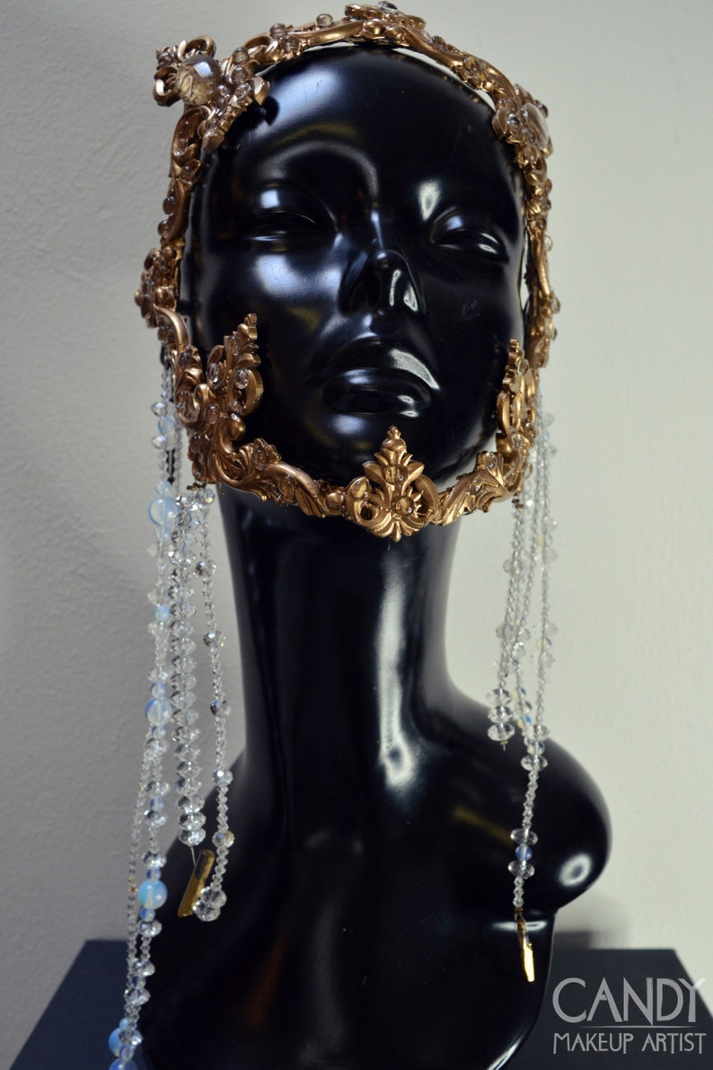 Handmade Baroque Mask: Custom Color Face Framing - Etsy