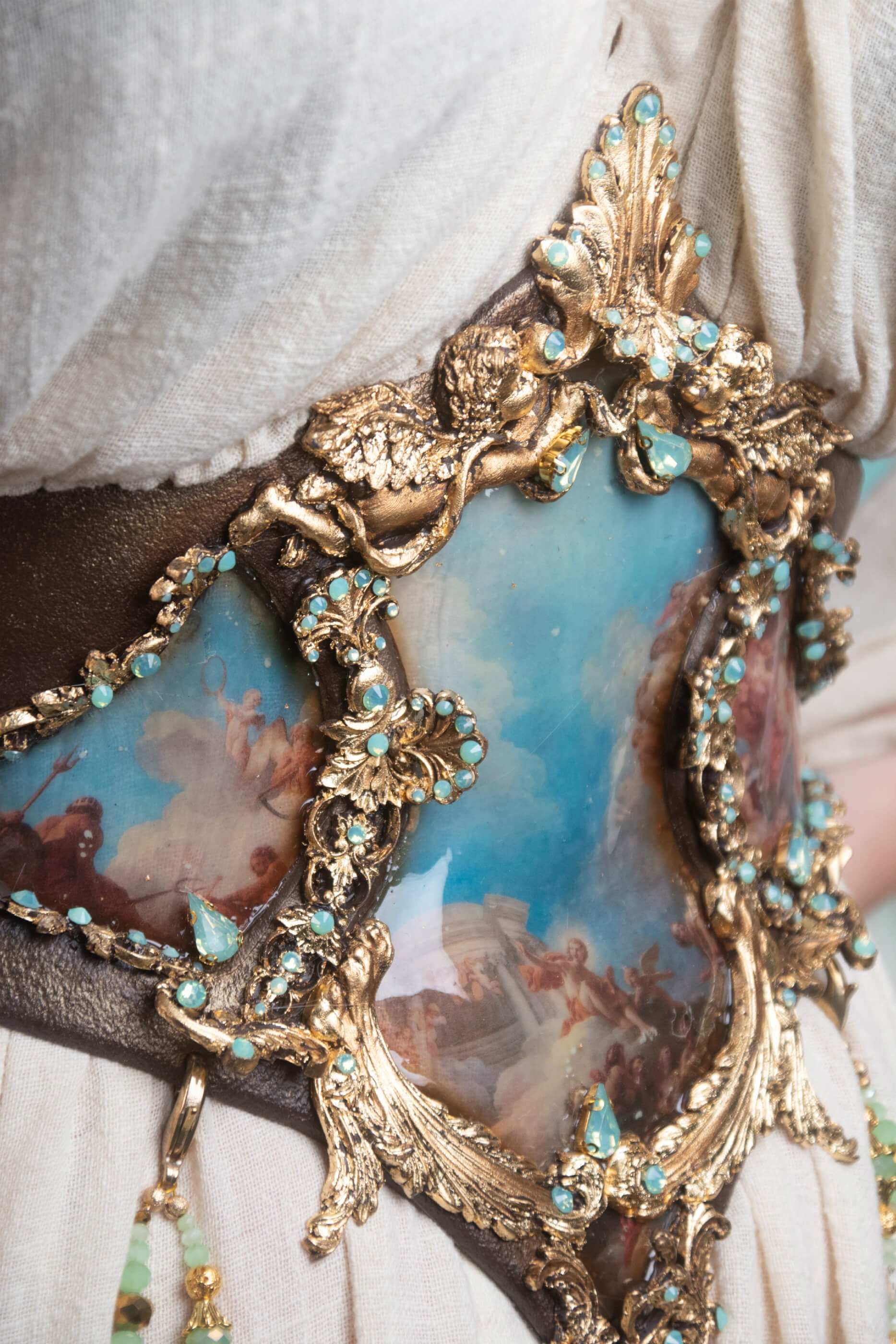 Baroque Painterly Corset Belt, Made to Size - Etsy